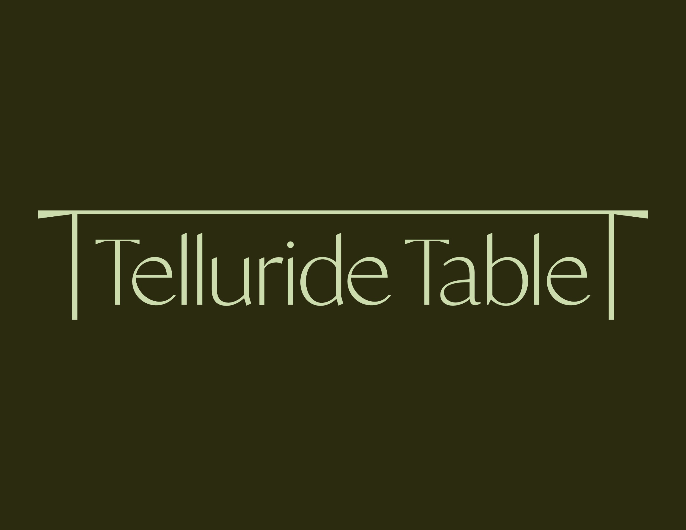 Telluride Table | Visit Telluride